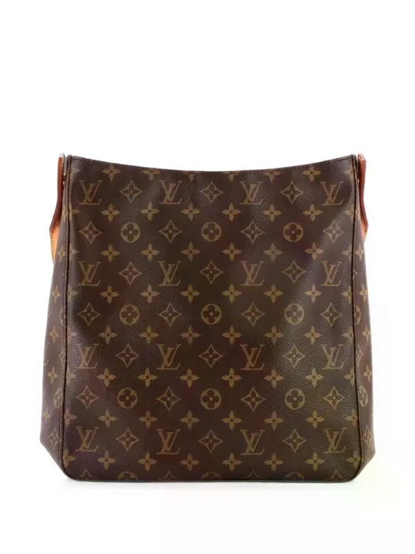 LOUIS VUITTON Looping Handbag Monogram Canvas Gm Shoulder Bag