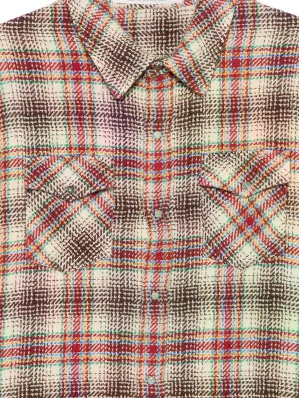 GOD'S TRUE CASHMERE Check Cashmere Shirt