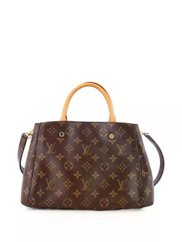 LOUIS VUITTON Montaigne Handbag Monogram Canvas Bb Satchel
