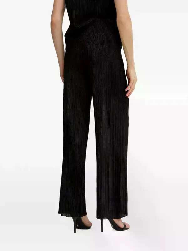 MORGAN Pleated Wide-leg Trousers