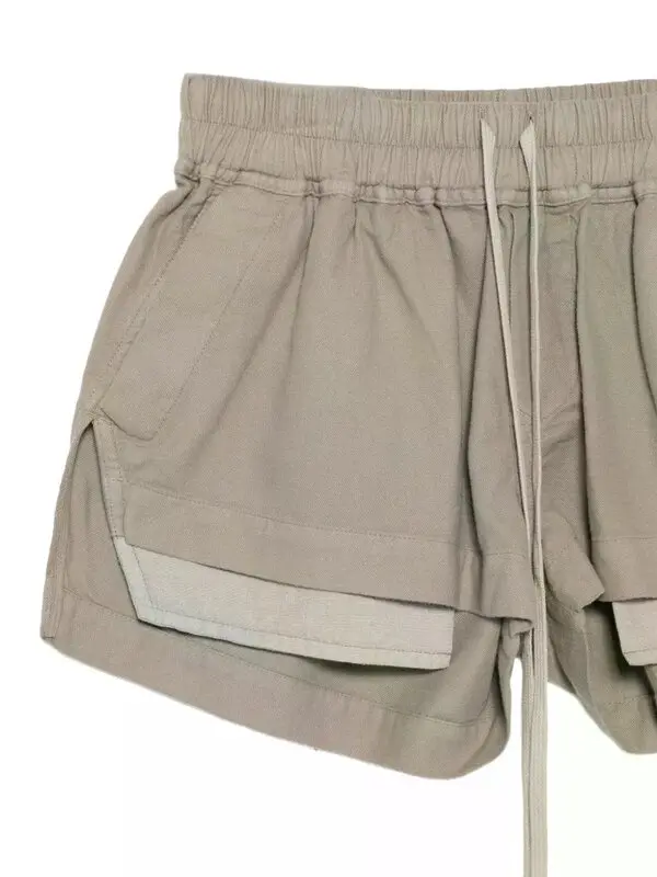 Rick Owens Drawstring Layered Shorts - Neutrals
