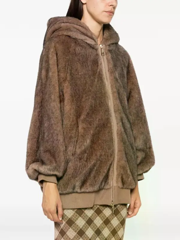 Liu Jo Faux-fur Hooded Jacket