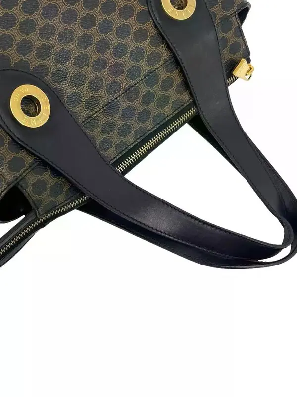 Celine 1998 Macadam Coated Canvas Handbag