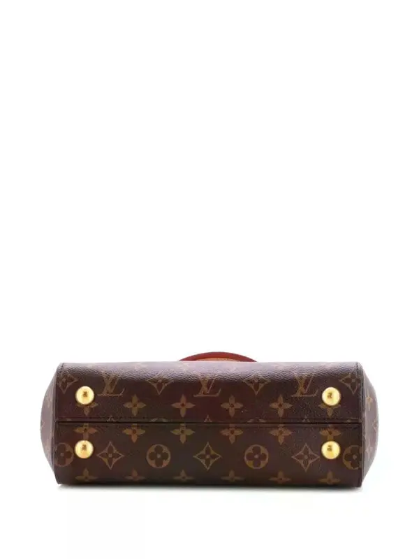 LOUIS VUITTON Cluny Top Handle Bag Monogram Canvas Bb Satchel