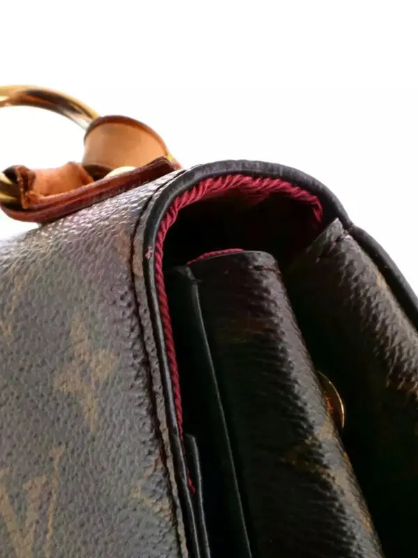 LOUIS VUITTON Cluny Top Handle Bag Monogram Canvas Bb Satchel