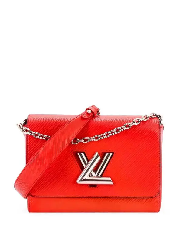 LOUIS VUITTON Twist Handbag Epi Leather Mm Crossbody Bag - Red