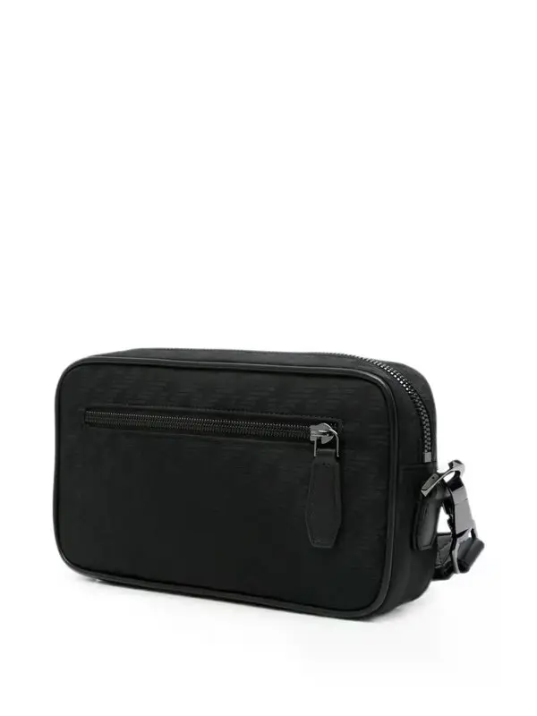 Emporio Armani Monogram-pattern Logo-plaque Wash Bag
