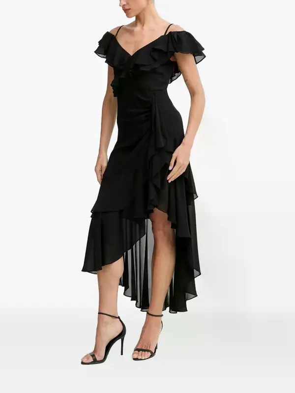 MORGAN Ruffled High-low Dress