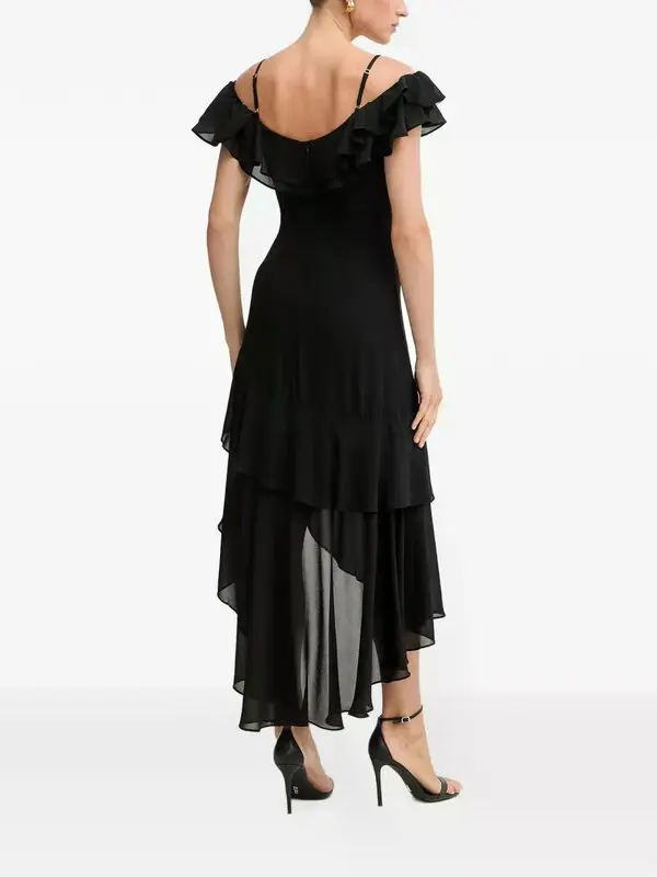 MORGAN Ruffled High-low Dress