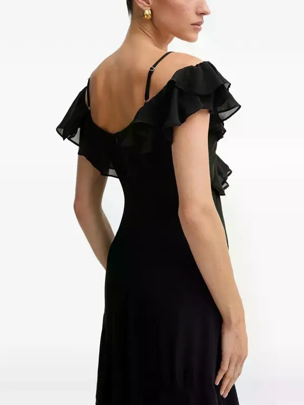 MORGAN Ruffled High-low Dress
