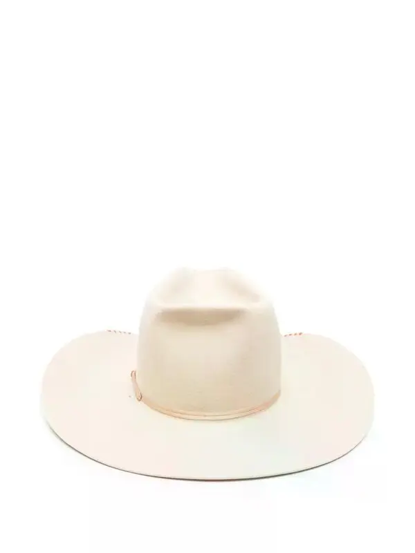Nick Fouquet Malagar Embroidered Wide-brim Hat