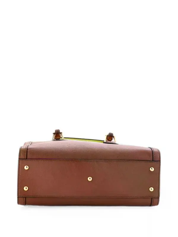 Gucci Diana Nm Bamboo Handle Leather Small Tote Bag