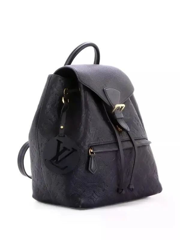 LOUIS VUITTON Montsouris Nm Monogram Empreinte Leather Pm Backpack