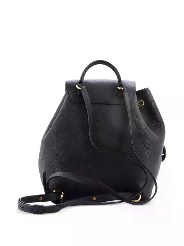 LOUIS VUITTON Montsouris Nm Monogram Empreinte Leather Pm Backpack