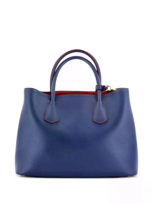 Prada Cuir Double Saffiano Leather Medium Tote Bag