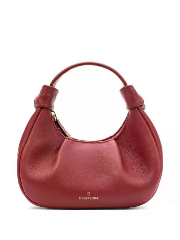 LA PORTEGNA Anita Knotted Leather Tote Bag