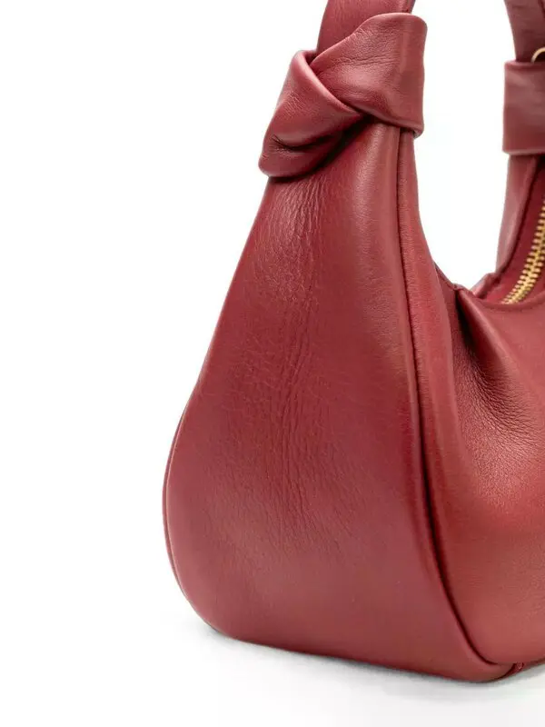 LA PORTEGNA Anita Knotted Leather Tote Bag