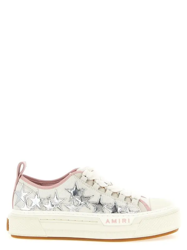 Amiri Metallic Stars Court Low' Sneakers - Multicolor