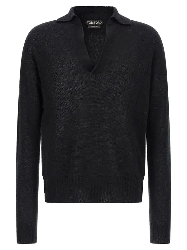 TOM FORD Cashmere And Silk Polo Shirt