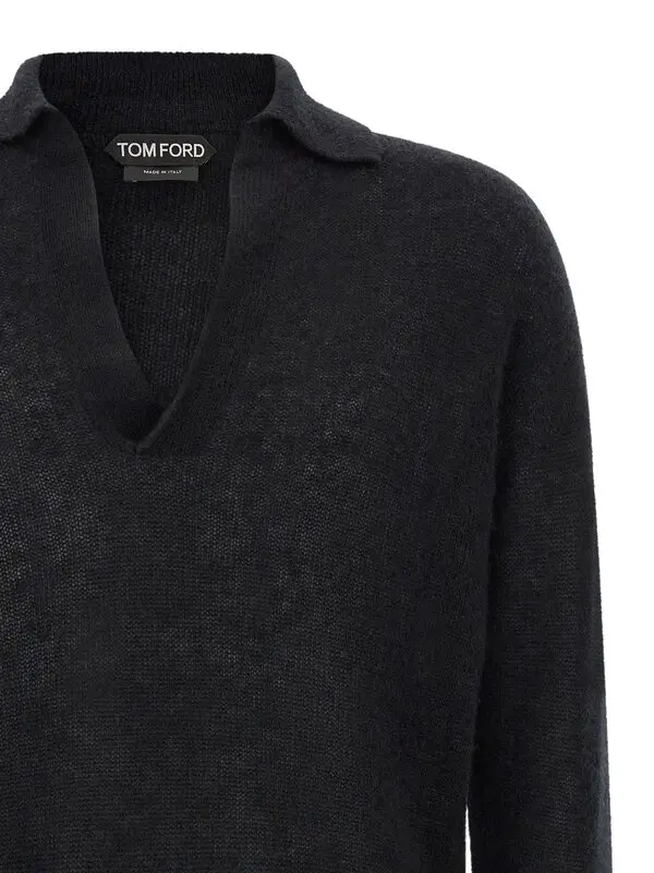 TOM FORD Cashmere And Silk Polo Shirt