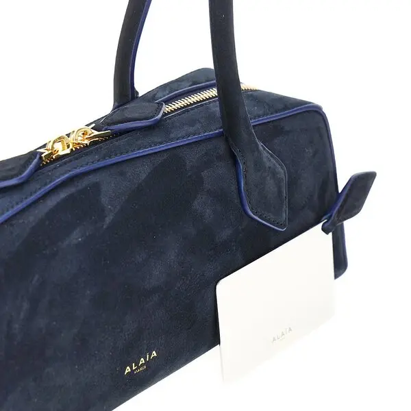 Alaïa Nubuck Leather Medium 'le Teckel' Bag