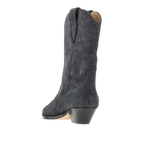 Isabel Marant Étoile Suede Leather 'duerto' Texan Boots - Gray
