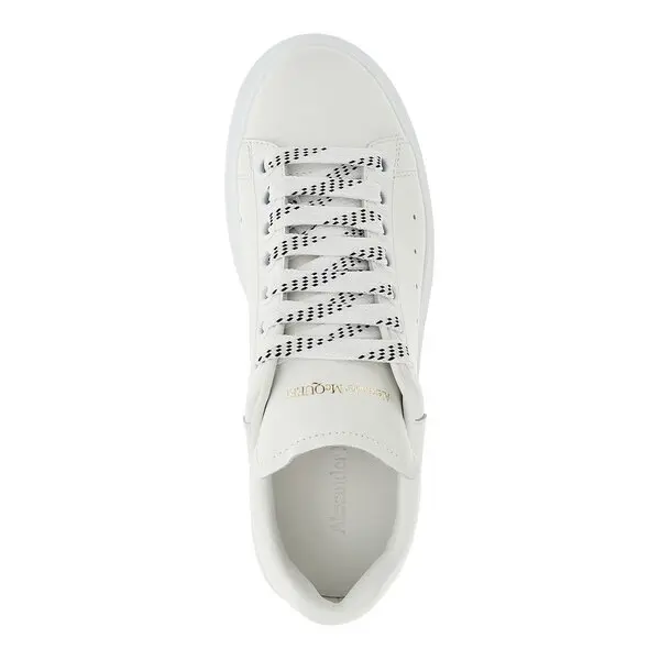 Alexander McQueen Leather Oversize Sneakers - White