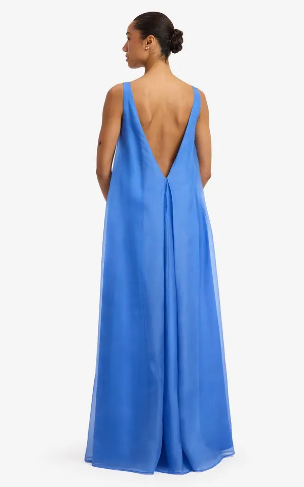 LEO LIN Yumei Embellished Silk Gown