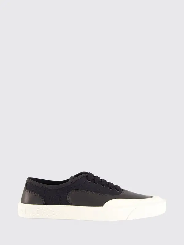 CHRISTIAN LOUBOUTIN Tactical Skate Low-top Sneakers In Canvas And Calf Leather - Black