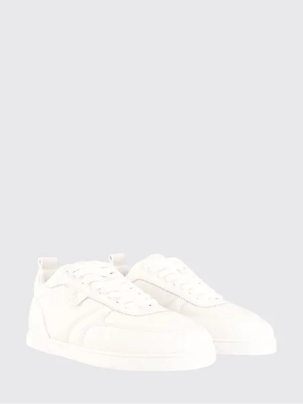 CHRISTIAN LOUBOUTIN Sk Vi Calf Leather Low-top Sneakers With Mesh Interior