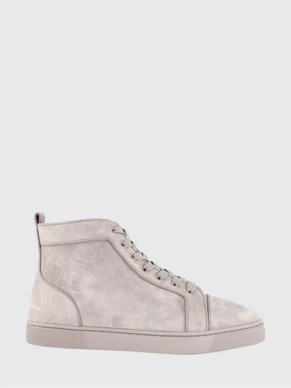 CHRISTIAN LOUBOUTIN Louis Canopy Suede High-top Sneakers