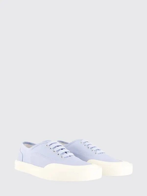 CHRISTIAN LOUBOUTIN Tactical Skate Canvas And Leather Sneakers With Rubber Toe Cap - Blue