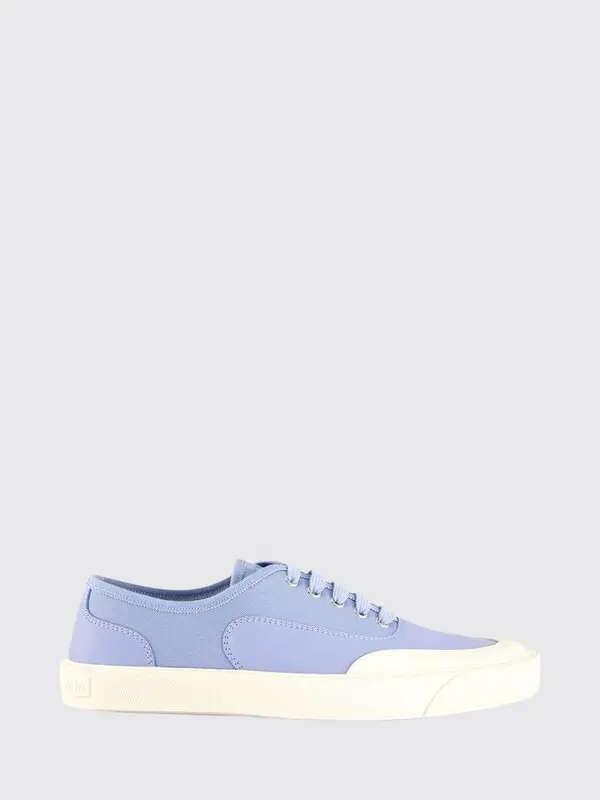 CHRISTIAN LOUBOUTIN Tactical Skate Canvas And Leather Sneakers With Rubber Toe Cap - Blue