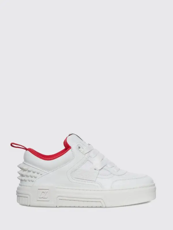 CHRISTIAN LOUBOUTIN Calfskin Sneakers - White
