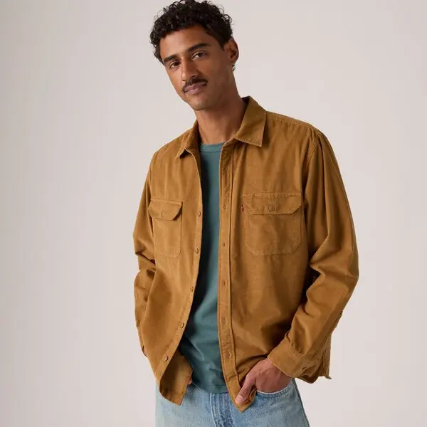 LEVI'S Jackson Relaxed Corduroy Worker - Foxtrot Brown