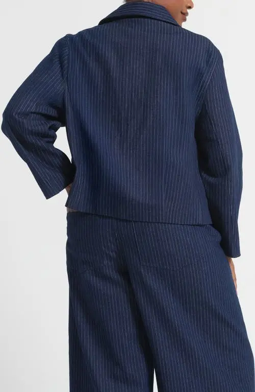 ESTELLE Winslow Pinstripe Cotton Jacket