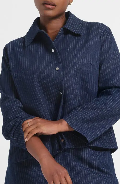 ESTELLE Winslow Pinstripe Cotton Jacket