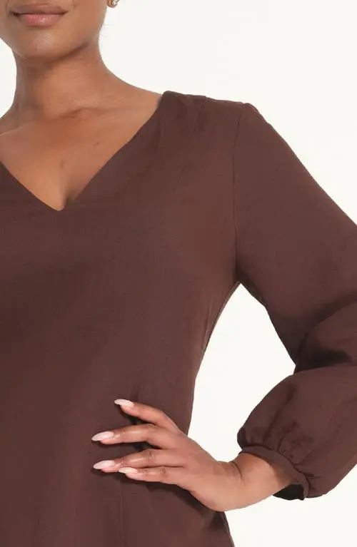 ESTELLE Adira Linen Blend Minidress