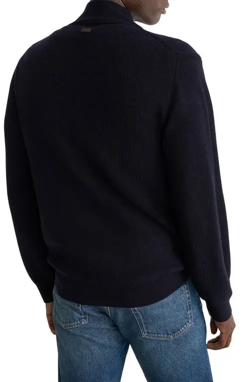 Eton Merino Wool Full Zip Cardigan
