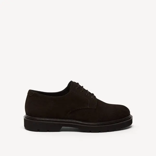 Theory Derby Shoe In Suede