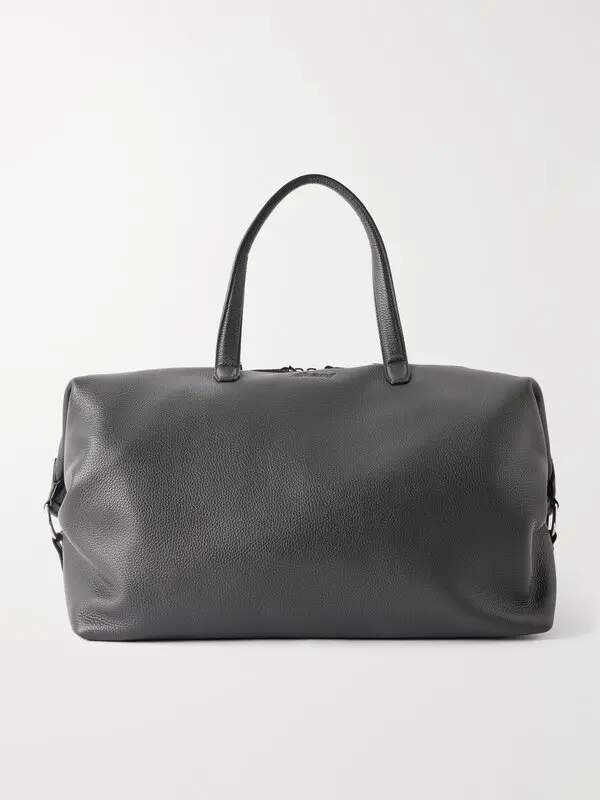 Brioni Leather Tote Bag - Black