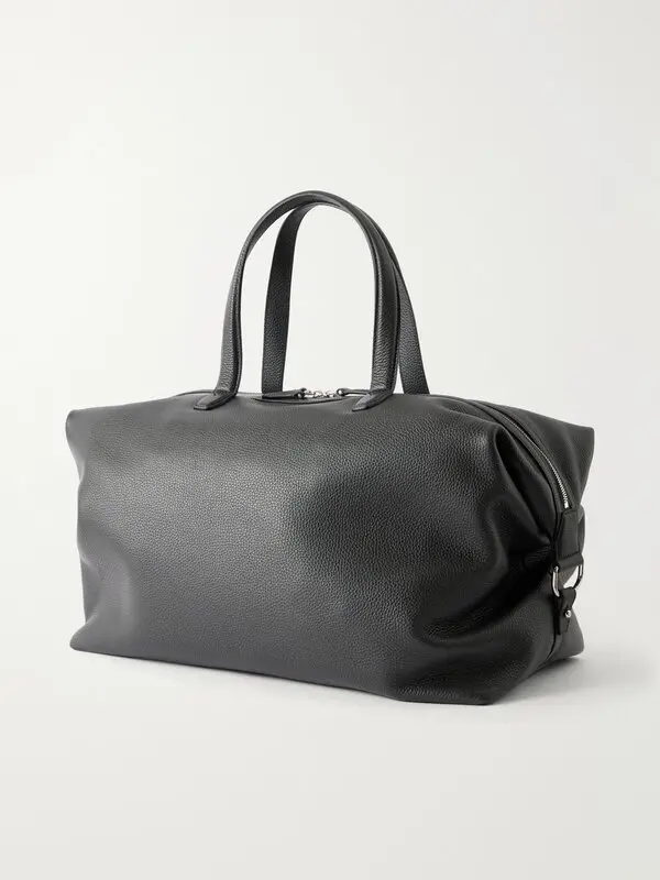Brioni Leather Tote Bag - Black