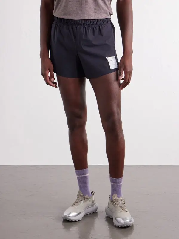Satisfy Distance Straight-leg Logo-appliqu&eacute;d 2.5" Justice&trade; Shorts