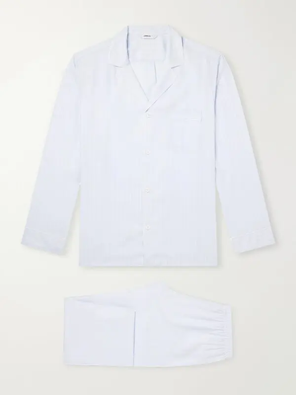Zimmerli Striped Lyocell Pyjama Set