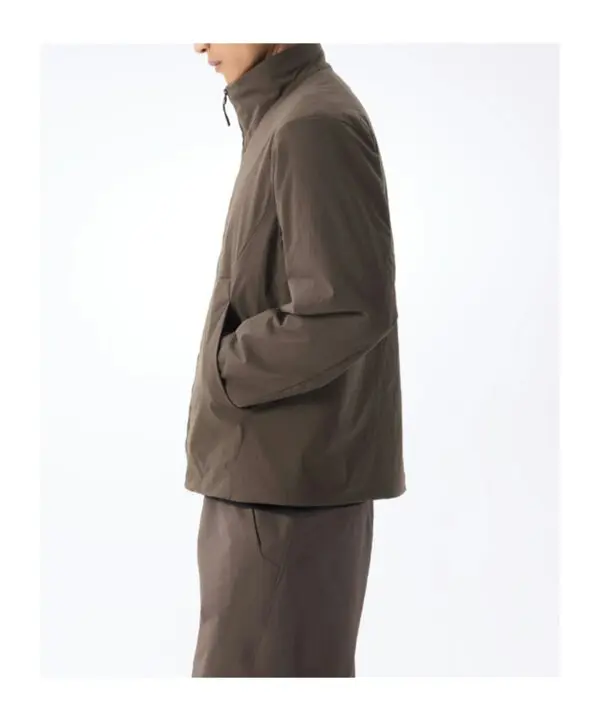 Veilance High-neck Zip-up Jacket - Sable