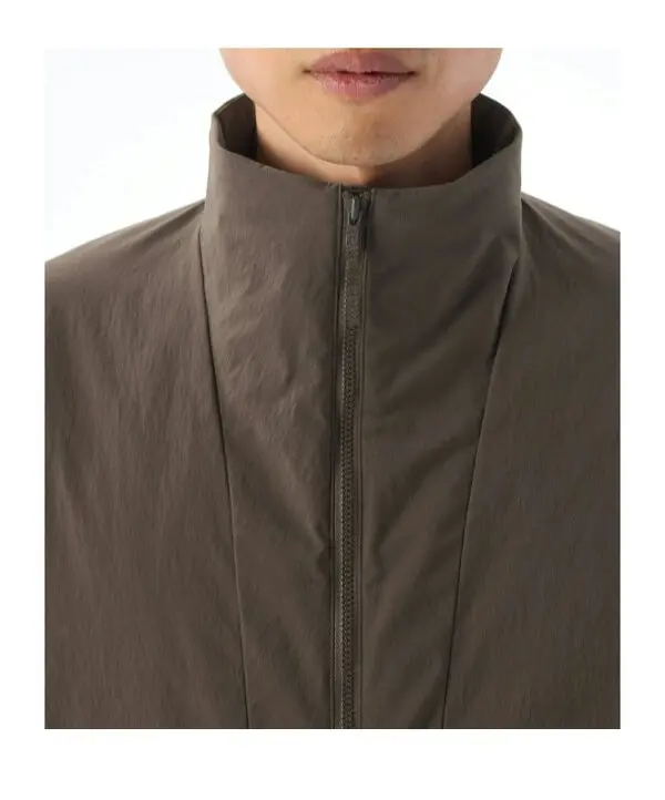Veilance High-neck Zip-up Jacket - Sable