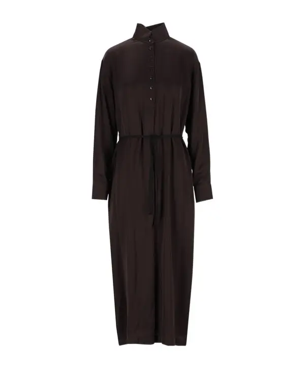 Barena Venezia Stand Collar Midi Dress