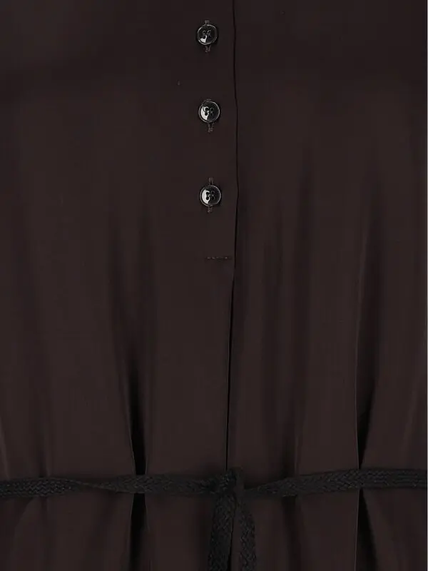 Barena Venezia Stand Collar Midi Dress