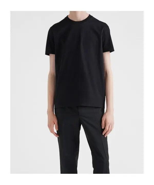 Prada Three Pack Cotton Jersey T-shirts