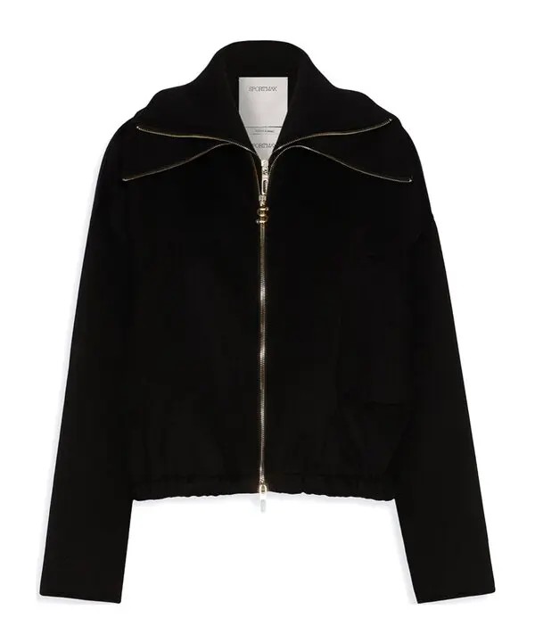 Sportmax Long-sleeve Casual Jacket - Black